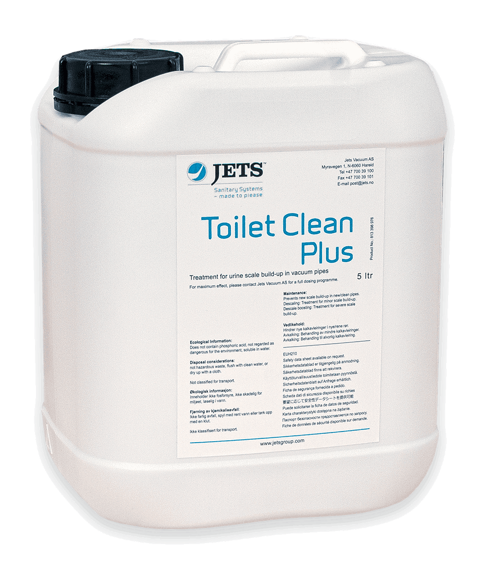 JETS TOILET CLEAN PLUS 5 LITER - BAD OG HYTTE