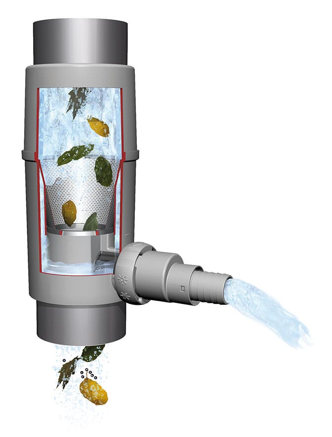 Regnvannsfilter grå (for takrenner) - BAD OG HYTTE